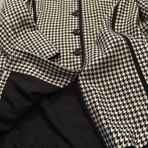 Conrad C | Jackets & Coats | Conrad C Black And White Houndstooth ...
